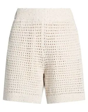 Brunello Cucinelli Crochet Knit High Waisted Shorts