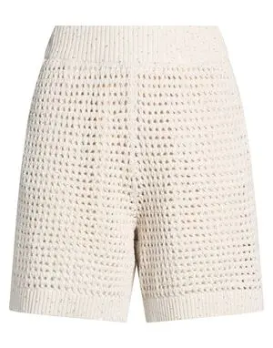 Brunello Cucinelli Crochet Knit High Waisted Shorts