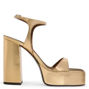 GIUSEPPE ZANOTTI Platform Sandals - Gold