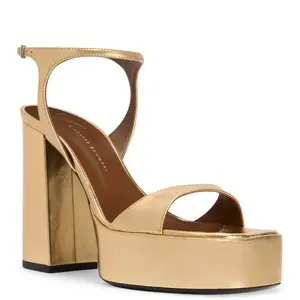 GIUSEPPE ZANOTTI Platform Sandals - Gold