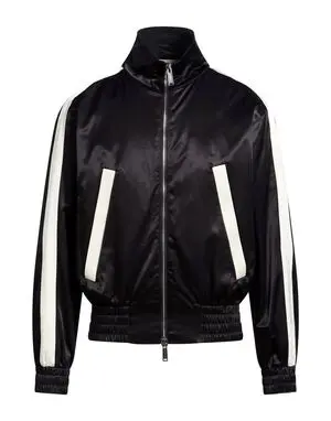 Dsquared2 Cotton, Viscose, And Elastane Varsity Jacket - Black
