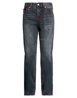 True Religion Straight-leg Jeans With Logo And Appliqués