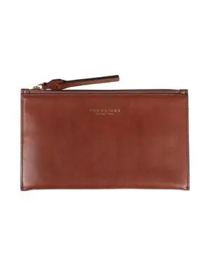 THE BRIDGE Leather Pouch - Brown