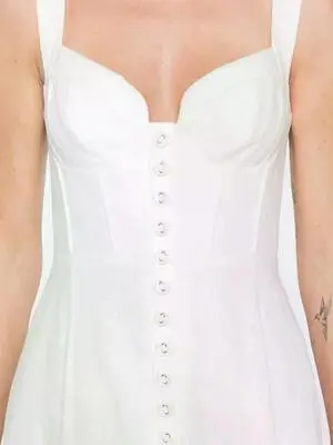 Zimmermann Luna Button-fastening Midi Dress