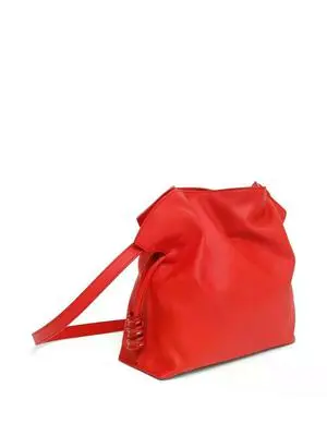 Loewe Medium Coil Flamenco Clutch - Red