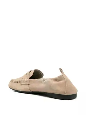 SUMMERY COPENHAGEN Suede Moccasins - Neutrals