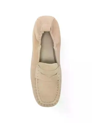 SUMMERY COPENHAGEN Suede Moccasins - Neutrals