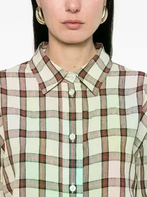 RÓHE Check-pattern Oversized Shirt