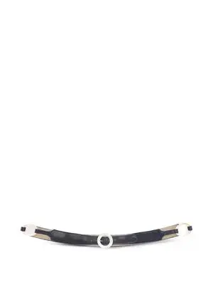 PIROVANO VINTAGE 2022 Mother-of-pearl Buckle Belt - Blue