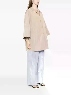 Aspesi Button-front Coat - Neutrals