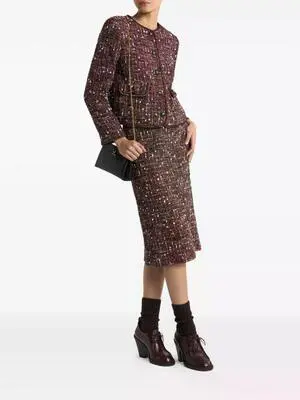 Etro Tweed Knee-length Skirt