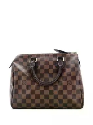 LOUIS VUITTON Vavin Chain Wallet Nm Damier With Leather Crossbody Bag - Brown
