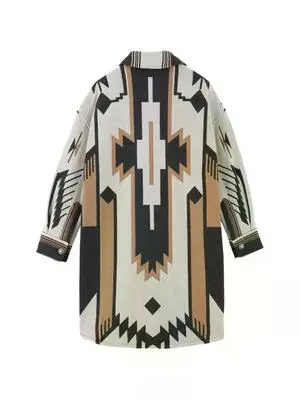 FORTELA Leslie Oversized Pattern Coat
