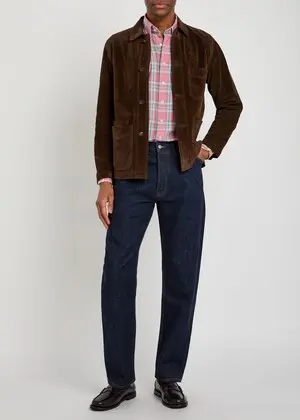 DRAKE'S Plaid Cotton Shirt