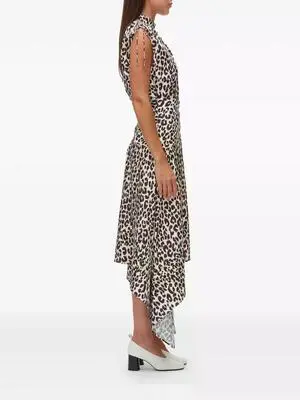 3.1 Phillip Lim Leopard-print Silk Dress