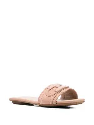 Hogan Logo-detail Sandals - Neutrals