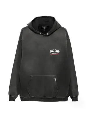 REPRESENT Graphic-print Hoodie - Black