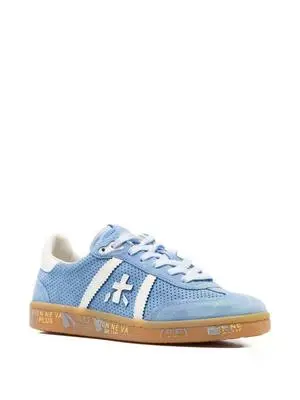 Premiata Perforated Lace-up Sneakers - Blue