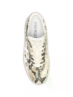 Premiata Crocodile-effect Sneakers