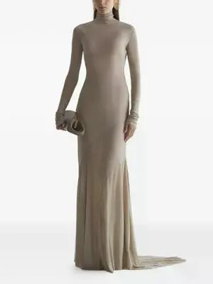 Women's Turtleneck Maxi Gowns