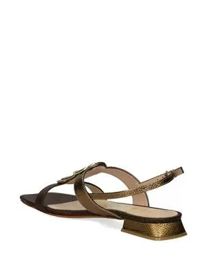ALBANO Engraved Appliqué Sandals