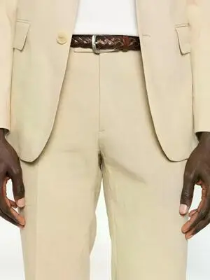 Sandro Wool Blend Suit Trousers - Neutrals
