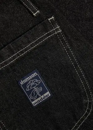 DAMSON MADDER Pascal Turn-up Wide-leg Jeans