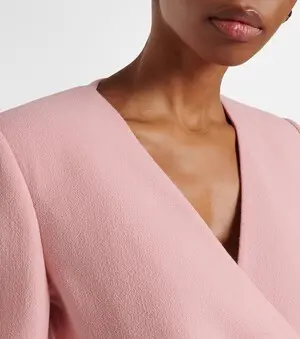 Valentino Garavani Bow-detail Virgin Wool Crêpe Jacket