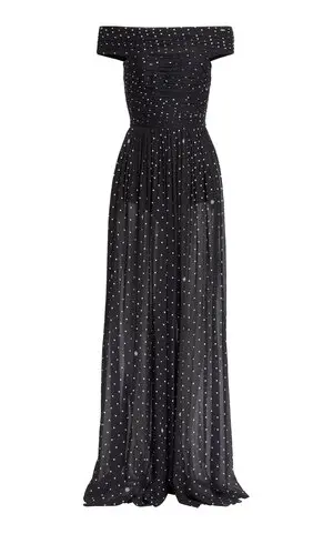 Elie Saab Printed Chiffon Jumpsuit - Multi