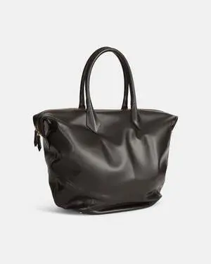 TWP Howard St. Leather Tote Bag - Chocolate