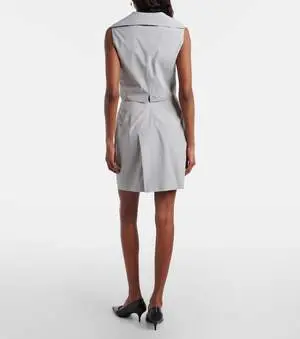 VIVIENNE WESTWOOD Pinstripe Cotton Miniskirt