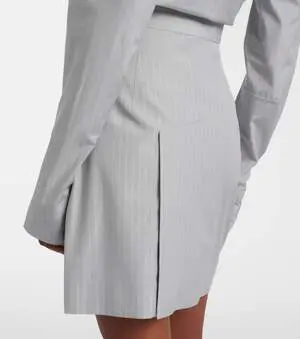 VIVIENNE WESTWOOD Pinstripe Cotton Miniskirt