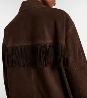 NILI LOTAN Foudre Fringed Suede Jacket
