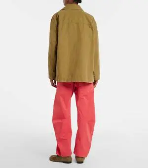 NILI LOTAN Shon Barrel-leg Pants - Red