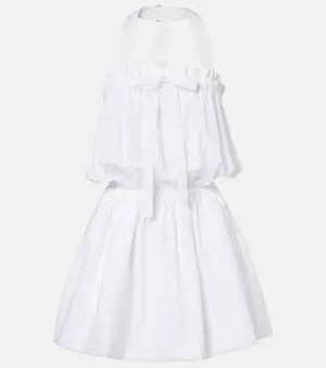 PATOU Halterneck Mini Dress - White