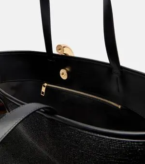 Jacquemus Bambola Large Raffia-effect Bucket Bag