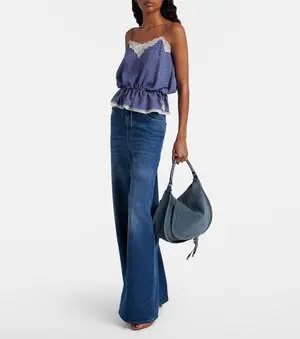Chloé Marcie Medium Shoulder Bag - Blue