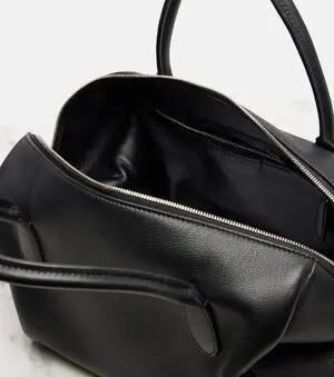 THE ROW Faye Leather Top-handle Bag - Black