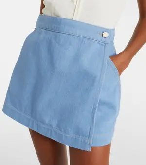 Veronica Beard Phineas Denim Skort