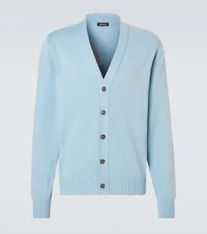 Kiton Cotton Cardigan - Blue