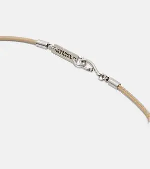 Isabel Marant Étoile Janis Beaded Pendant Necklace - Silver