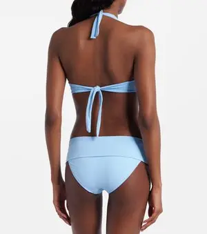 Melissa Odabash Provence Halterneck Bikini Top - Blue