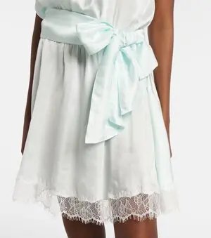 Poupette St Barth Bianca Halterneck Minidress