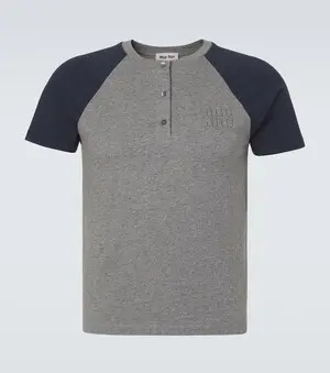 Miu Miu Logo T-shirts For Men