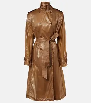 Saint Laurent Tie-neck Trench Coat - Beige