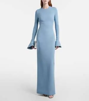 Solace London Alicia Gown - Blue