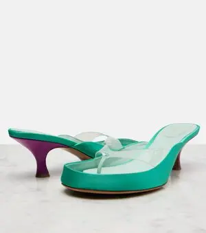 Chloé Junie Thong Sandals - Blue