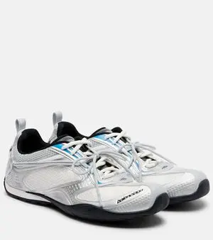 Balenciaga Radar Gradient Lines Sneakers - Silver