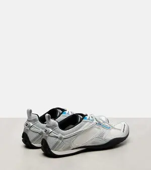 Balenciaga Radar Gradient Lines Sneakers - Silver
