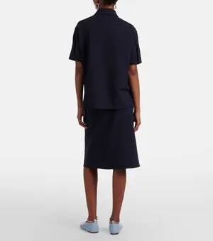 JIL SANDER Paneled Pencil Skirt